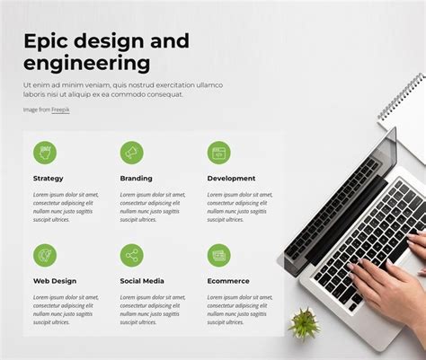 Design And Web Development Css Template By Nicepage