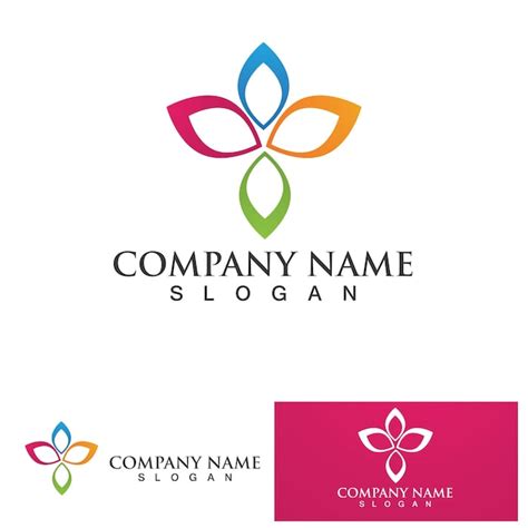 연꽃 벡터 일러스트 레이 션 요가 로고 디자인 주식 인간의 명상 프리미엄 벡터