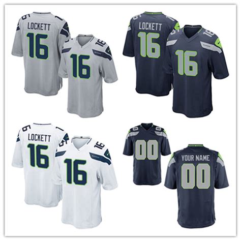 Men Women Youth Seahawks Jerseys 16 Tyler Lockett Football Jerseys