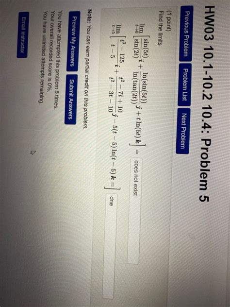 Solved Hw03 101 102 104 Problem 5 Previous Problem