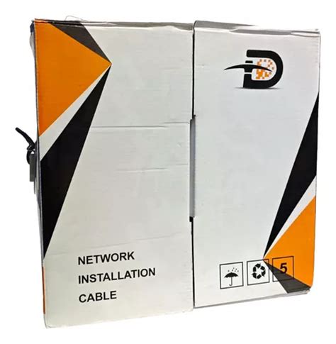 Bobina Metros Cable Lan Utp Cat E Interiores Internet Mercadolibre