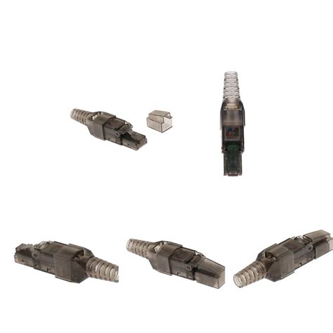 5pieces Cat6a Rj45 Network Connector Modular Plugs Grandado