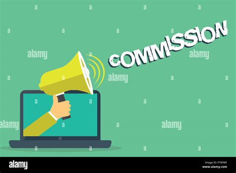 Writing Note Showing Commission Business Photo Showcasing Instruction