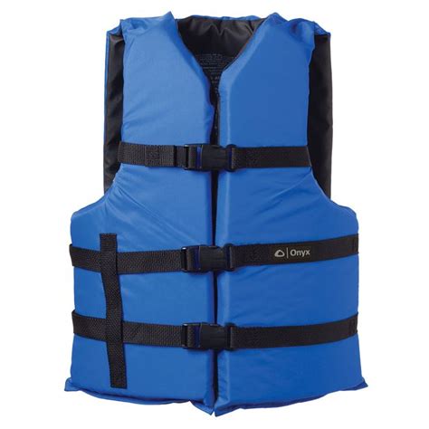 Onyx Nylon General Purpose Life Jacket Adult Oversize Blue 103000