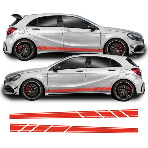 Mercedes A Class Side Stripe Vinyl Sticker Graphics Concept Graphics