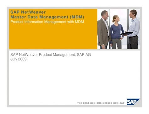 Pdf Sap Netweaver Master Data Management Mdm Dokumentips