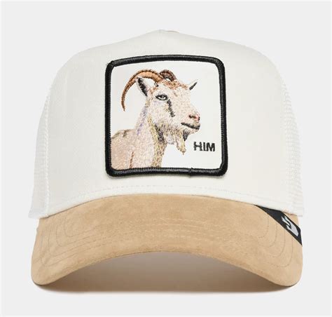 Goorin Bros The Goat Suede Trucker Mens Hat Khaki Beige 101 1820 Tan Shoe Palace
