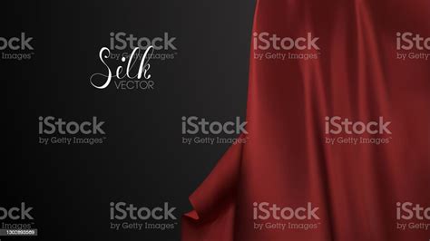 패션 광고 검은 색 배경에 빨간 실크 고급 배경 템플릿 벡터 일러스트레이션 어워드 지명 디자인 요소 레드 패션 배경 0명에 대한