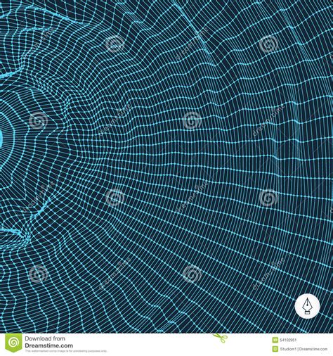 Network Abstract Background 3d Technology Vector Stock Vector Illustration Of Cell Media