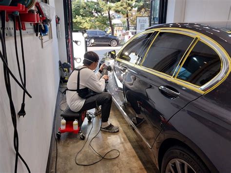 Bmw 730d 광택유리막코팅 작업 인천광역시 서구 청라동 비즈프로필