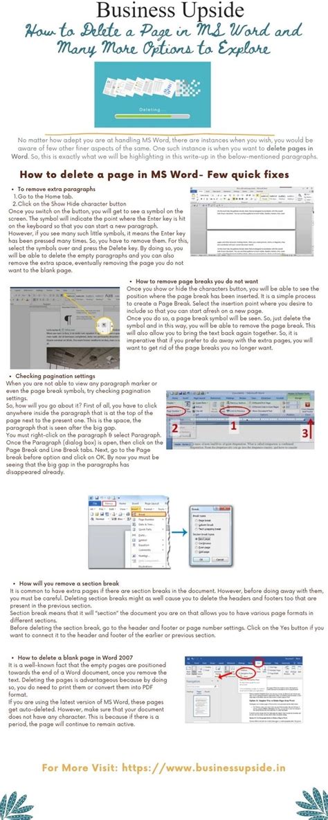 How To Delete Pages In MS Word