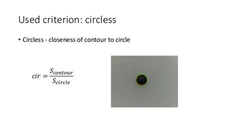 irregular objects shape detection and characteristic sizes