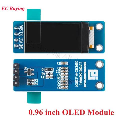 096 Inch Oled Module 096 12864 Screen White 128x64 Oled Lcd Led