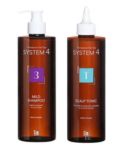 Köp System 4 - Nr. 3 Mild Shampoo 500 ml + System 4 - Nr. T Climbazole ...