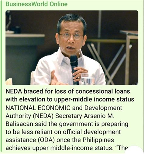 Credit To Luisa Maria Jacinta C Jocson July 19 2023 Neda Braced For Loss Of Concessional Loans