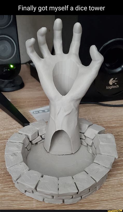 Finally Got Myself A Dice Tower Logitech Ifunny