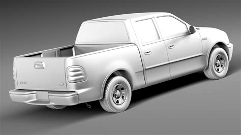 3d Model V8 1997 Pickup Cab
