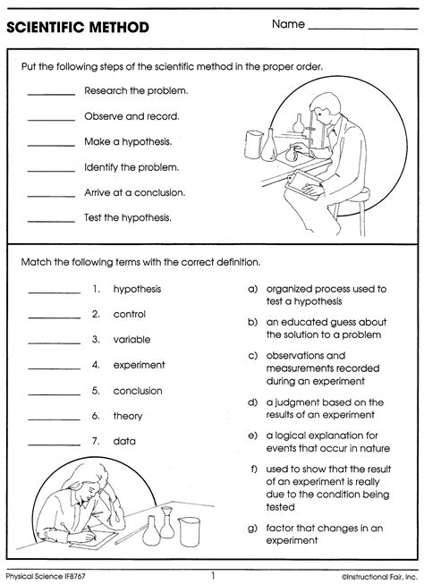 Grade 9 Worksheets Science