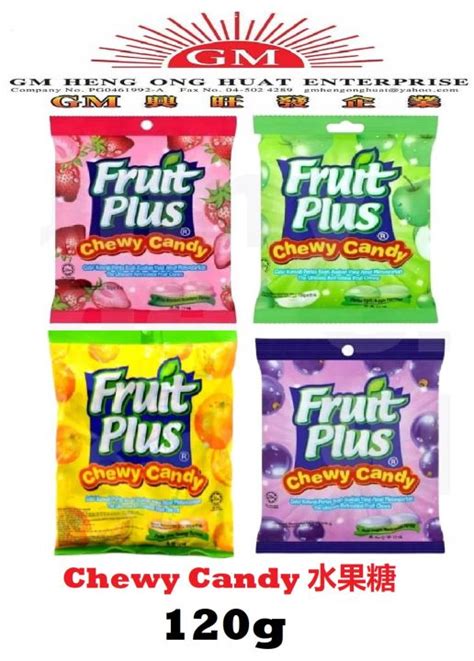 Fruit Plus Chewy Candy 120g Lazada