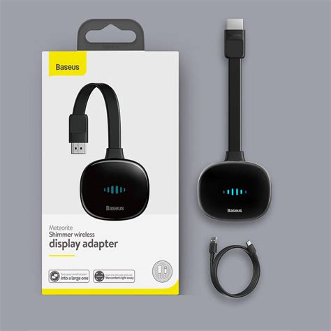 Baseus Wireless Display Adapter Khd Media Video Streamer Tv Stick K Hd Dongle G Wifi Screen