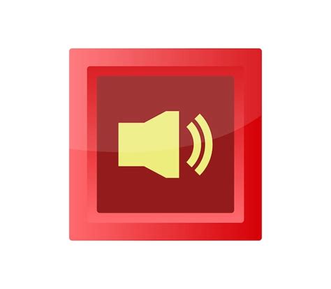 Premium Vector Volume Button