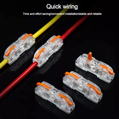 Mini Quick Terminal Block Compact Splice Electrical Connectors Electrical Eur 3 35 Picclick Fr