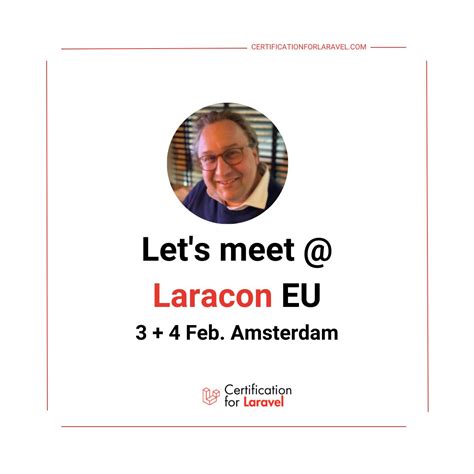 Jasper Willems On Linkedin Laraconeu Laravel Certification Networking
