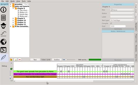 Manuskript Open Source Tool For Writers