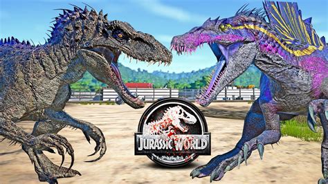 Northfires Indominus Rex Vs Inspinedoraptor Dinosaurs Fight 🌍 Jurassic