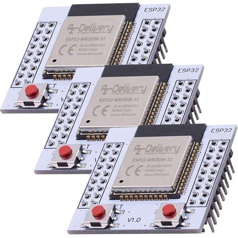Buy AZDelivery X ESP WROOM WLAN WiFi Bluetooth Microcontroller With Free Adapter Board