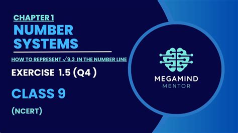 How To Represent Root 9 3 On The Number Line Class 9 Chapter 1 Number Systems Exercise 1 5 Q