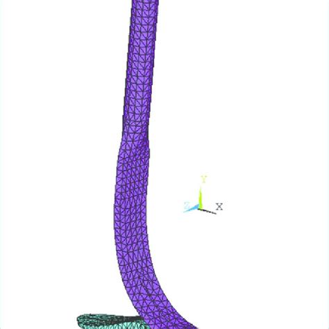 Représentation Sous Le Logiciel Ansys Ansys Inc Usa Dun Modèle En