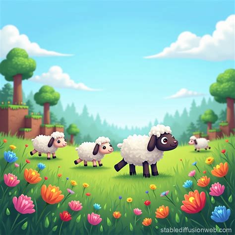 Minecraft Landscape Wallpaper Prompts Stable Diffusion Online