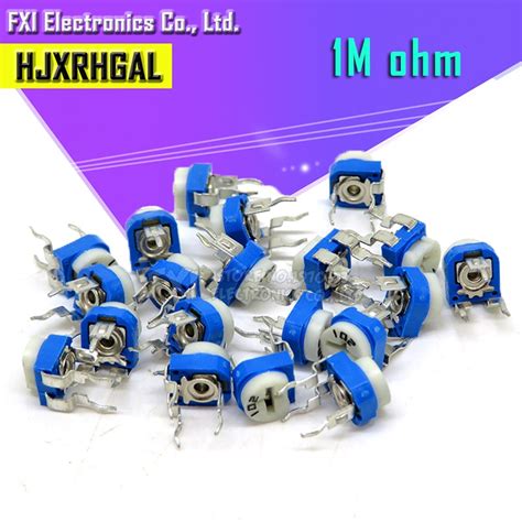 20pcs Rm065 Rm 065 1m Ohm 105 Rm065 105 Trimpot Trimmer Potentiometer