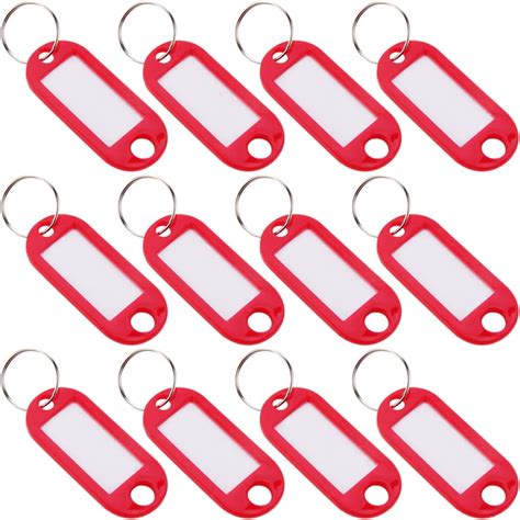 tabs 50pcs tough key chain label key name tag hanging key tag key tags