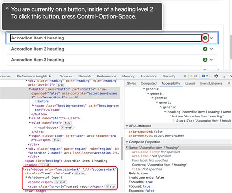 Feat Add Aria Describedby To The Button And Id Attributes To The Slots In Fast Accordion Item