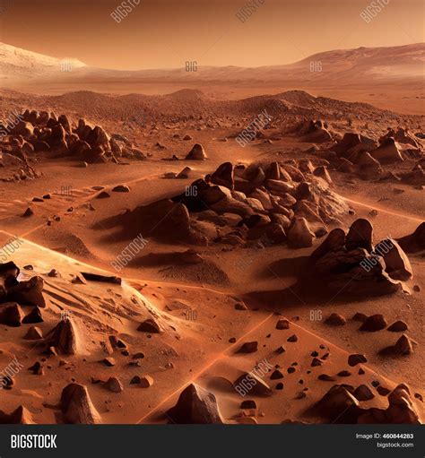 Planet Mars Surface Image And Photo Free Trial Bigstock