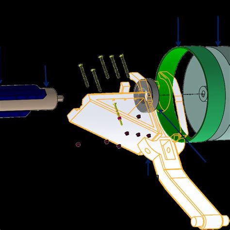 Cad Design Of The Actuator Module Download Scientific Diagram