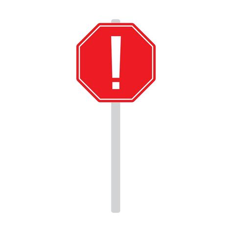 Exclamation Mark Warning Sign Icon Vector Design 15937623 Vector Art At