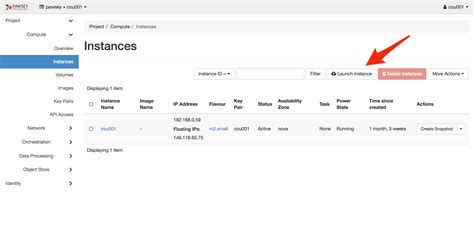 Using Nimbus Cloud Computing At Pawsey Launching An Instance