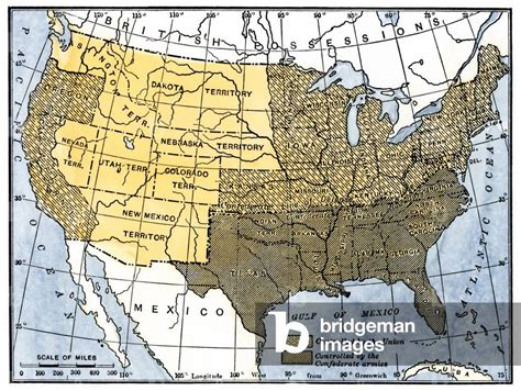 American Civil War Map 1861
