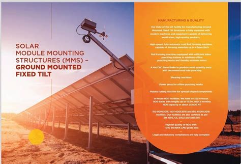 Tracking System Mounting Structure At 90 Kg Solar Structure In Kolkata ID 2856555779691