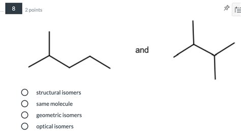 Solved Isomers Determine Whether Each Pair Of Molecules