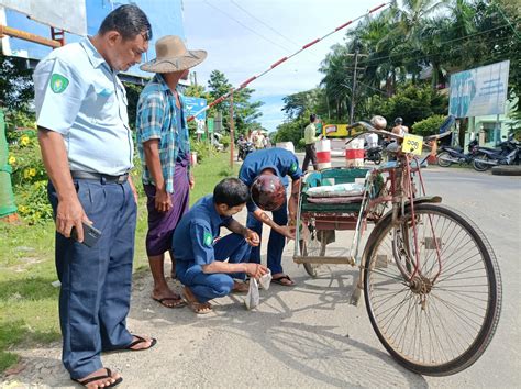 ကျောင်းကုန်းမြို့၌ ယာဉ်အန္တရာယ်ကင်းဝေးစေရေး အသိပညာပေးလုပ်ငန်းများဆောင်ရ