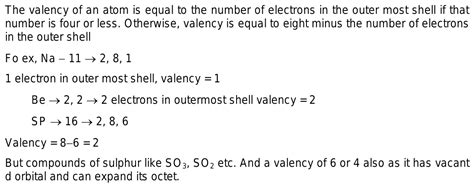 50 How To Find Valency Of An Element By Its Atomic Number