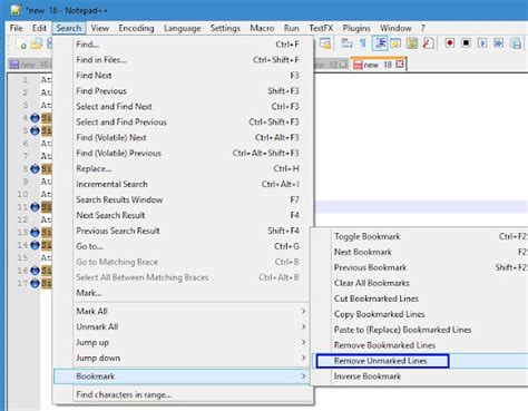 Delete All Lines In Notepad Except Lines Containing A Pattern