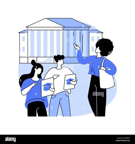 Campus Visit Isolated Cartoon Vector Illustrations Stock Vector Image And Art Alamy