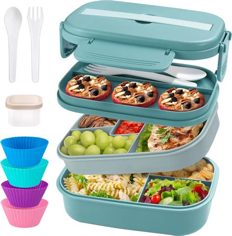 Sunhanny Bento Box Adult Lunch Box Stackable Lunch