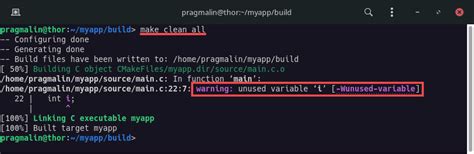 Enable Compiler Warnings With CMake PragmaticLinux