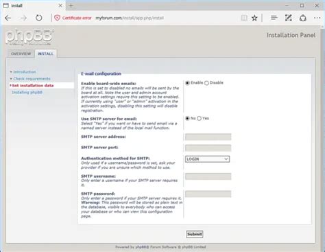 Create A Forum With Phpbb3 On Debian Vitux
